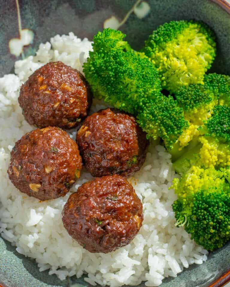 Vegan Garlic Ginger Meatballs - Sarah's Vegan Kitchen