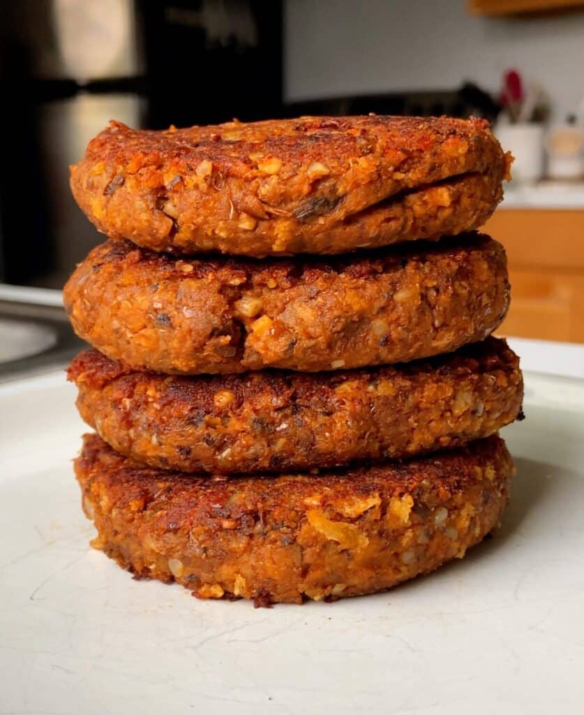 Lentil Burgers - Sarah's Vegan Kitchen