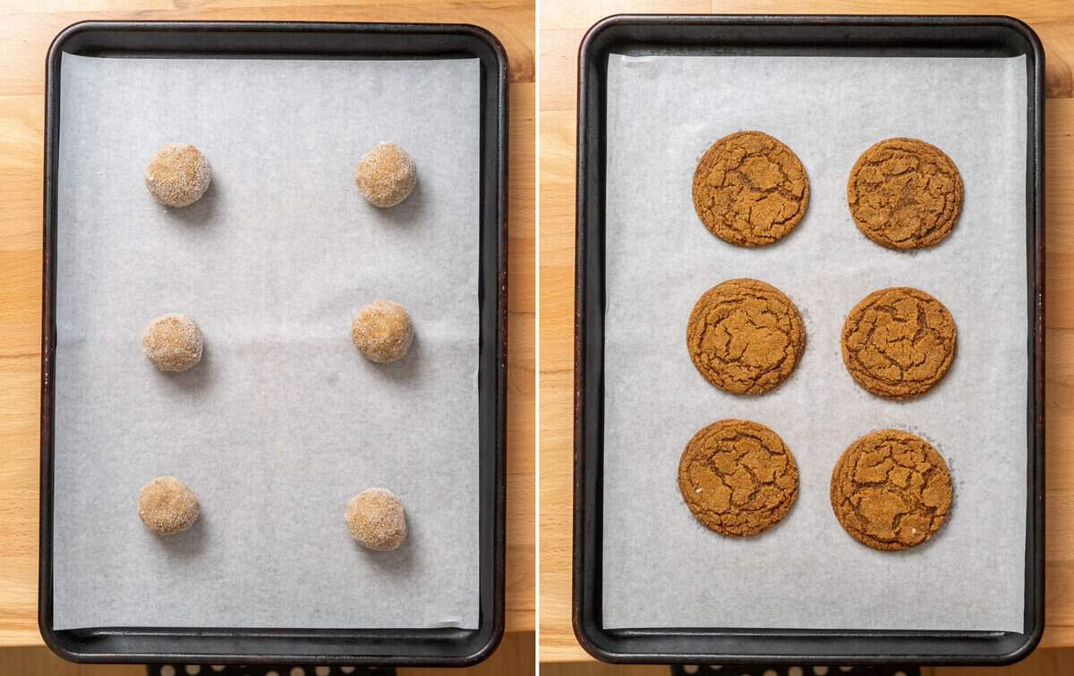 Vegan Ginger Molasses Cookies (Soft & Chewy) - Sarah's Vegan Kitchen